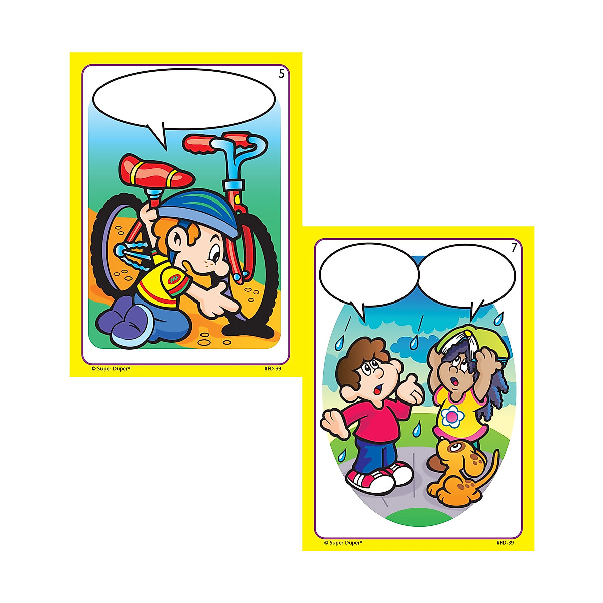 Super Duper Publications | What's Being Said? Fun Deck Flash Cards | Educational Learning Resource for Children