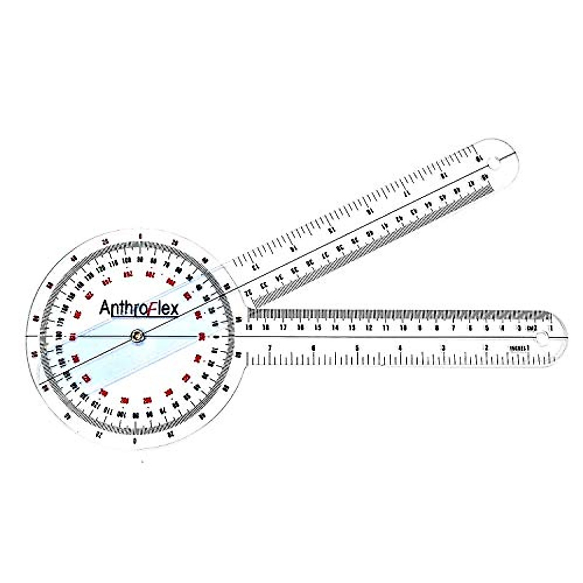 AnthroFlex 8 Piece Goniometer Set with 6 Goniometers, Tape Measure, Transport Bag