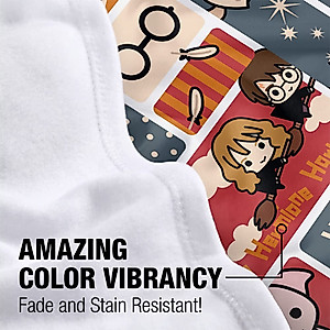 Harry Potter Lightweight Baby Blanket, 30"X40", Cute Chibi Pattern Unisex for Infants Girls & Boys