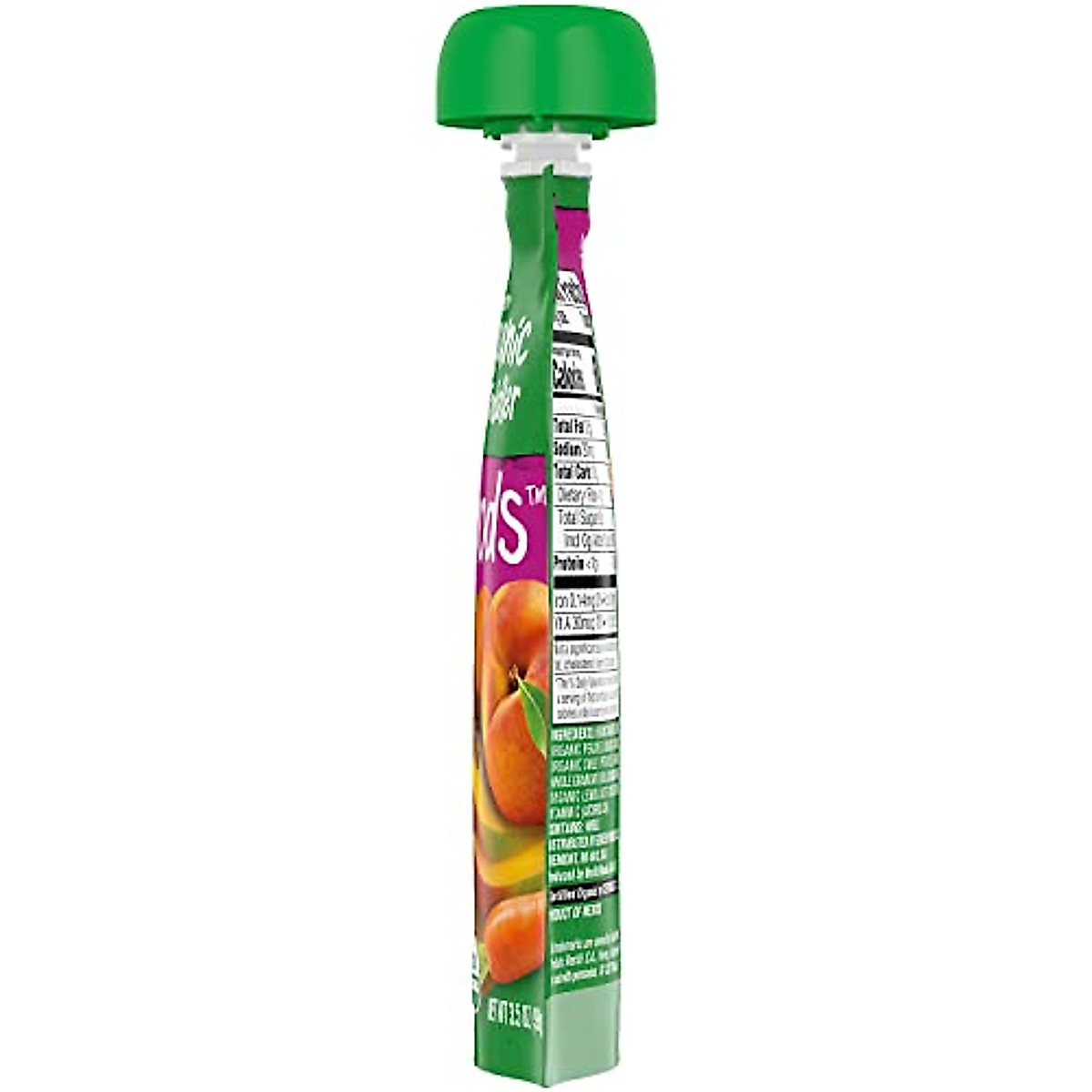 Gerber Organic for Toddler Wonder Foods Toddler Food Pouches, Mango Peach Carrot Sweet Potato Oatmeal, Organic & Non-GMO, 3.5 Ounce Pouches (Pack of 6)