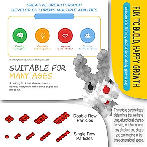 KADELE Easter Bunny Animals Toy Building Sets，Extremely Creative and Challenging STEM Building Toys,Educational Toys for Boys and Girls Ages 8 and Up(80 Pieces)