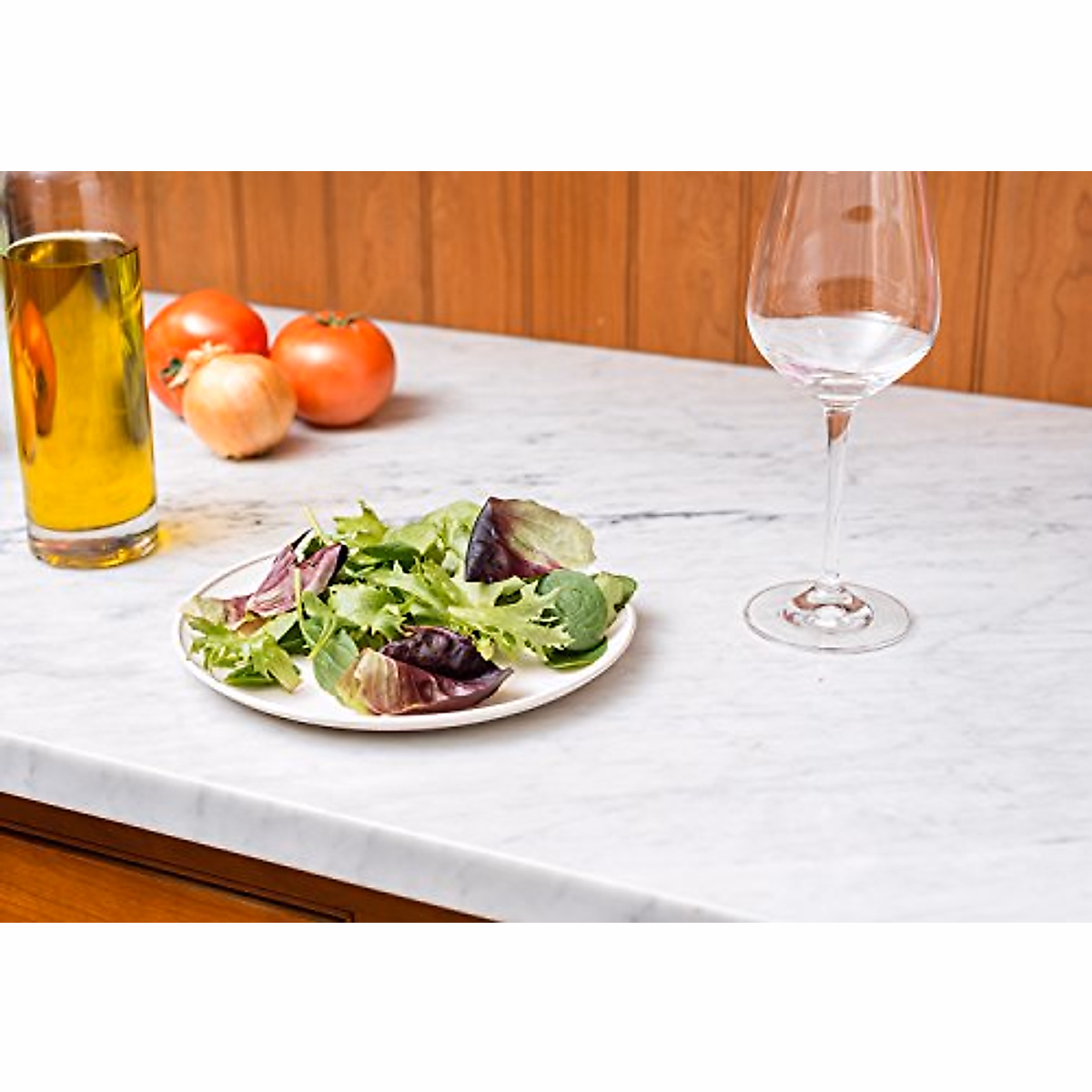 EVO Sustainable Goods 8" Plate, Set of Four, White
