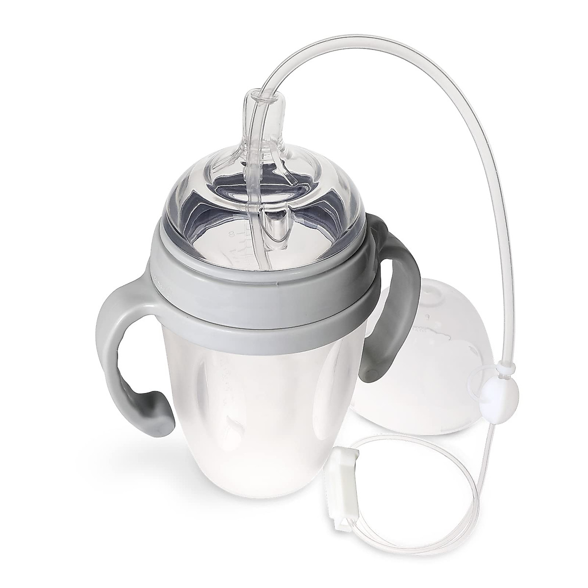 Haakaa Gen.3 Silicone Supplemental Nursing System Baby Nutrition Feeding Bottle Combo -0m+ Baby,Breastfeeding Essential -BPA Free - Grey