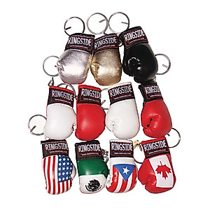 Ringside mens keyring, Red, mini US