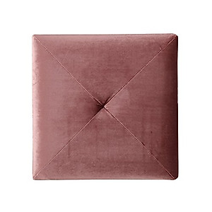 Christopher Knight Home Allen Glam Velvet Ottoman, Blush