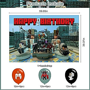 𝓢𝓴𝓲𝓫𝓲𝓭𝓲 𝓣𝓸𝓲𝓵𝓮𝓽 Birthday Party Backdrop,𝓢𝓴𝓲𝓫𝓲𝓭𝓲 𝓣𝓸𝓲𝓵𝓮𝓽 Birthday Party Decoration, 𝓢𝓴𝓲𝓫𝓲𝓭𝓲 Theme Birthday Banner Shoot