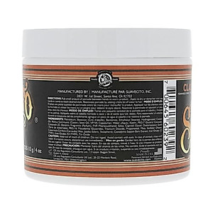 Suavecito Pomade Firme Clay 4 oz, 1 Pack - Strong Hold Hair Clay For Men - Low Shine Matte Hair Clay Pomade For Natural Texture Hairstyles