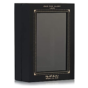 Lattafa Bade'e Al Oud, Oud for Glory for Unisex Eau de Parfum Spray, 3.4 Ounce