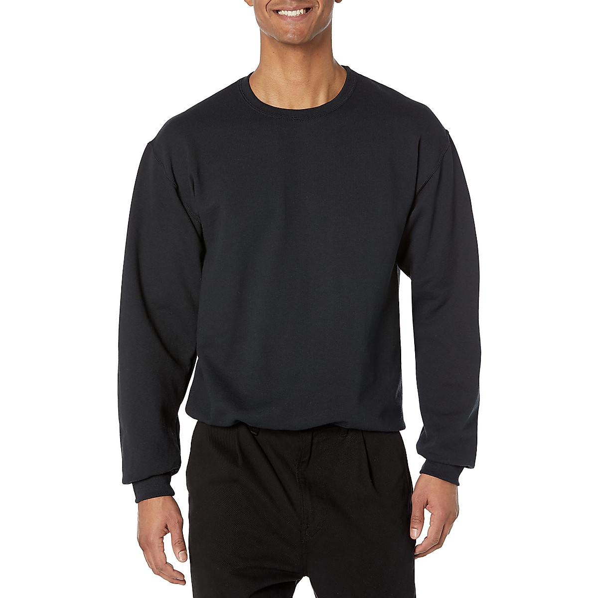 Jerzees -Men's NuBlend Fleece -Sweatshirts & Hoodies, Sweatshirt-Black, Medium