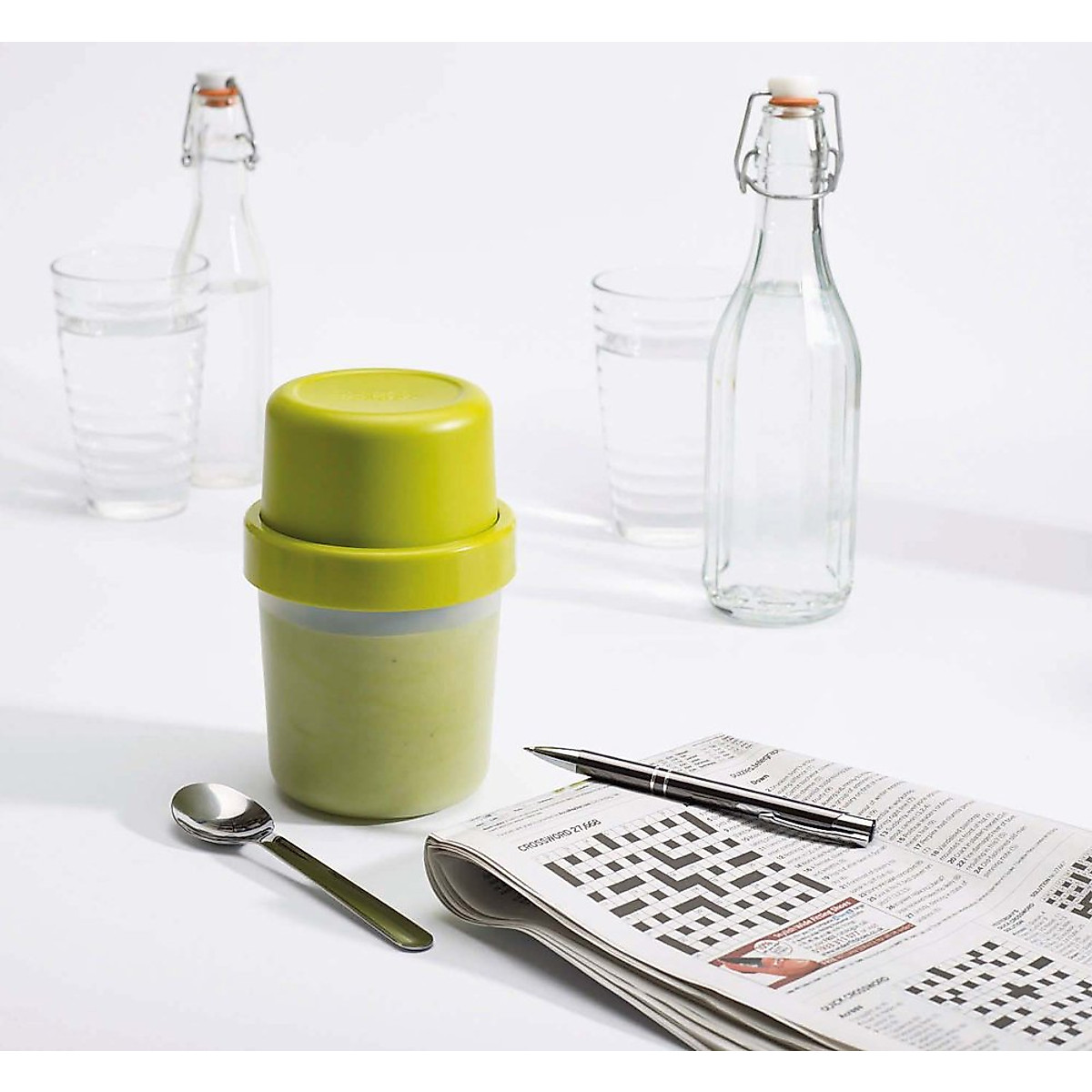 Joseph Joseph GoEat Compact 2-in-1 Soup Container, Green