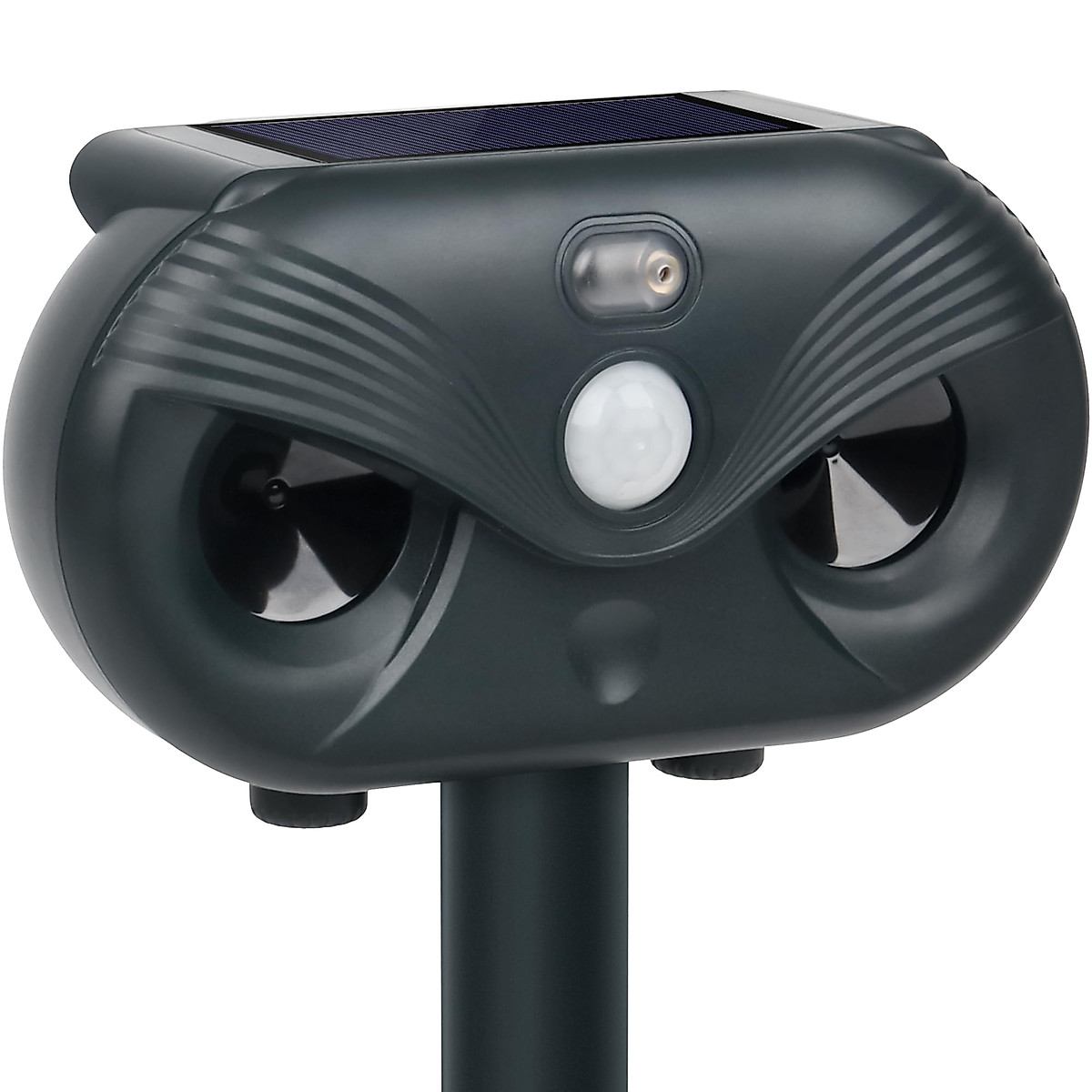 Generic Solar Animal Repeller Outdoor - Waterproof Pest Repellent for Cat, Rabbit, Rat, Mouse, Deer, Squirrel, Dog, Raccoon, Snake, Mole, Skunk, Rodent, Dark Green