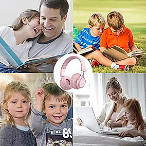 Kids Headphones Kids Bluetooth Headphones Wireless Wired Headphones Noise canceling Headphones for Kids for School Noise Cancelling Headphones for Kids