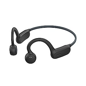 Pinetree Open Ear Headphones, Wireless Bone Conduction Headphones Bluetooth Headphones, Bluetooth 5.0 Headset with Mic for Working Sport Jogging Running Driving Cycling Hiking Indoor and Outdoor, Grey