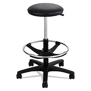 Safco Products 3436BL Extended Height Lab Stool, Black