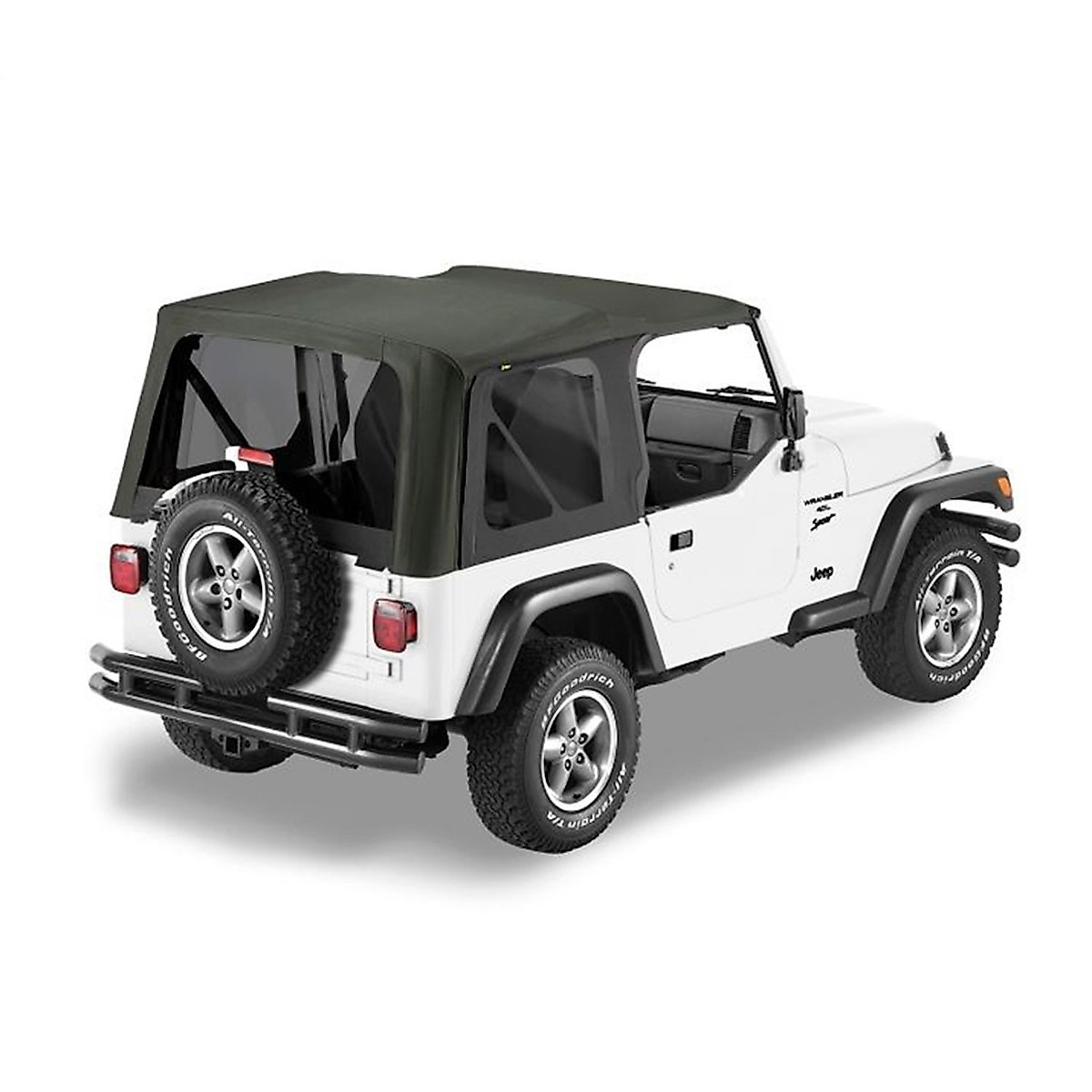 Bestop 7913901 Black Sailcloth Replace-A-Top for 1997-2002 Wrangler