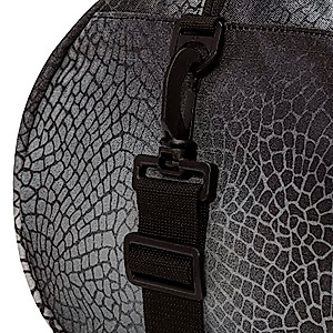 Nike Gym Club AOP Women's Training Duffel Bag 24L (Black/Light Smoke Grey/White)