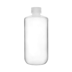 EISCO 6PK Reagent Bottles, 500ml - Narrow Mouth with Screw Cap - Polypropylene - Translucent Labs