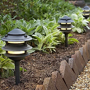 10 Pack LED Bulbs T10 Landscape Light Low Voltage 12v AC/DC Warm White Flicker-Free, Non-Polarity,