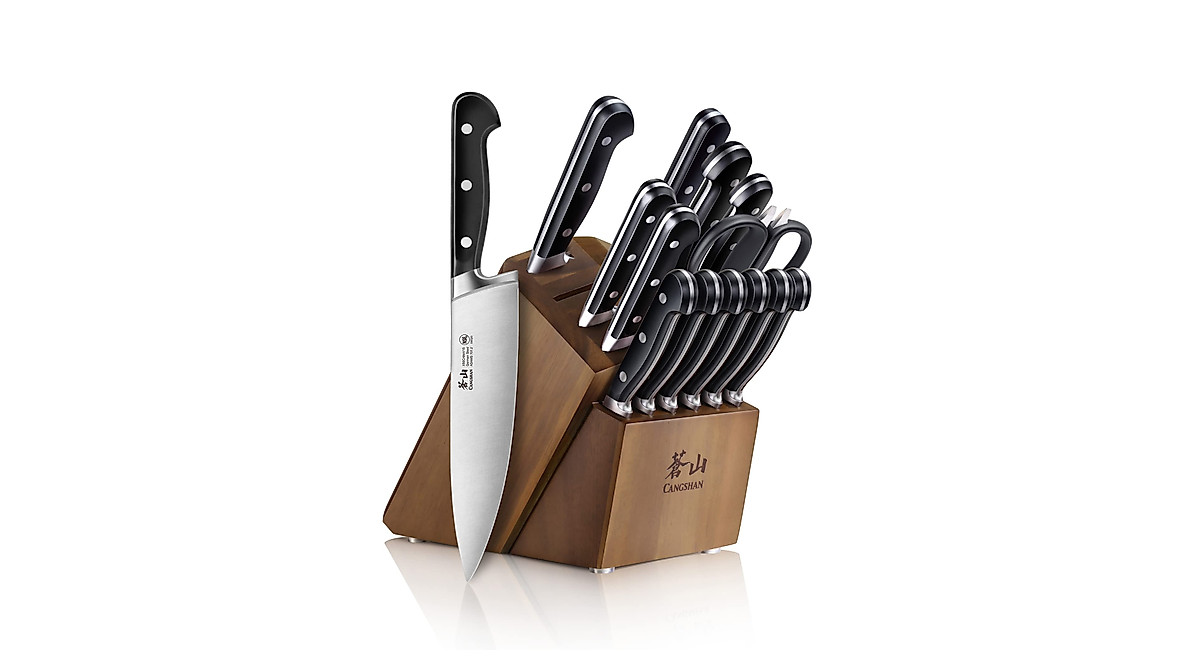 Cangshan Adams 15-Piece Knife Set - Superior German Steel