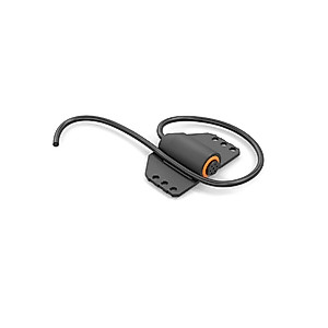 Isolate IT Lavalier Microphone Isolation Shield System with Sorbothane (Compatible with Rode SmartLav+, Black/Orange)