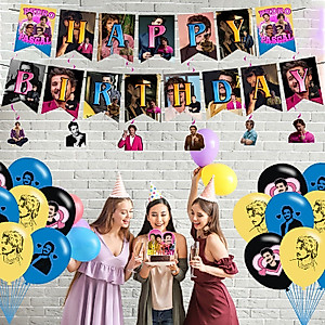 𝓟𝓮𝓭𝓻𝓸 𝓟𝓪𝓼𝓬𝓪𝓵 Birthday Party Supplies, 𝓟𝓪𝓼𝓬𝓪𝓵 Party Decorations with Happy Birthday Banner Cake Topper Cupcake Toppers Balloons Stickers for 𝓟𝓮𝓭𝓻𝓸 Themed Party Decortions