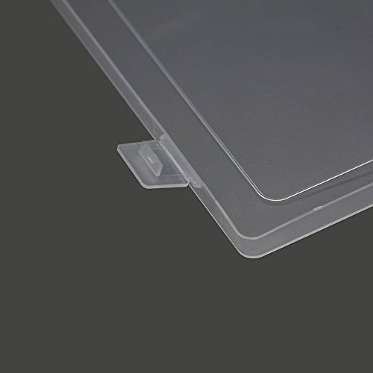 Zagarzoom Plastic Jewelry Organizer,Bead Case with 36 Grids,Clear