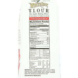 White Lily Unbleached Self Rising Flour, 5-lb bag