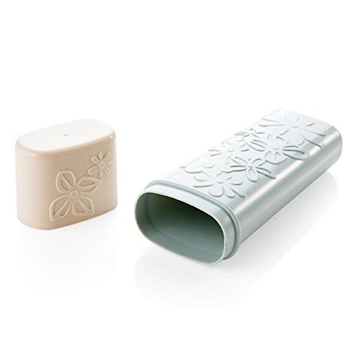 2PCS Portable PP Plastic Toothbrush Toothpaste Holder Case for Travel Use Color Random