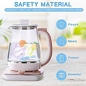 Odlila Baby Teething Toys Set Baby Teether Chew Toys Natural Organic Freezer Safe for Infants and Toddlers BPA-Free Teether Set for Boys & Girls