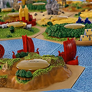 CATAN 3D EDITION Seafarers + Cities & Knights Board Game EXPANSION - Immersive Terrain, Legendary Gameplay! Family Game for Kids & Adults, Ages 12+, 3-4 Players, 90 Min Playtime, Made Studio