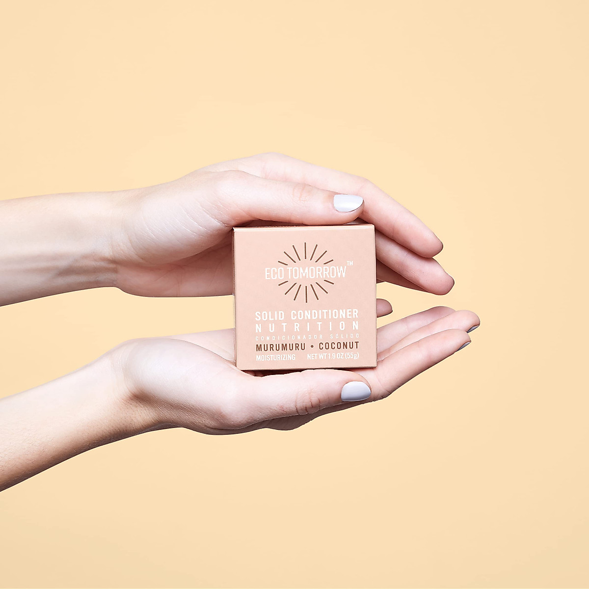 Ecotomorrow Solid Conditioner Bar - Nourishing & Moisturizing with Murumuru Butter & Coconut Oil - Plastic Free All Natural Hair Product, Plant-Based, Vegan, Waterless - 1.9 oz (Pack of 3)