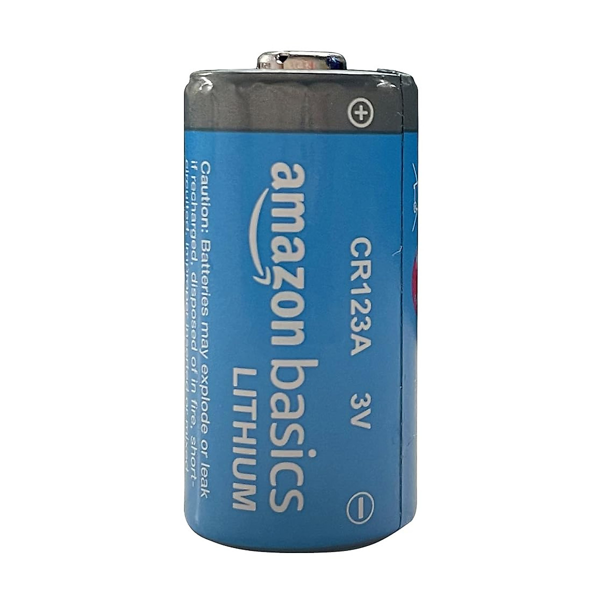 Amazon Basics 12-Pack Non-Rechargeable CR123A Lithium Batteries, 3 Volt, Up to 10-Year Shelf Life