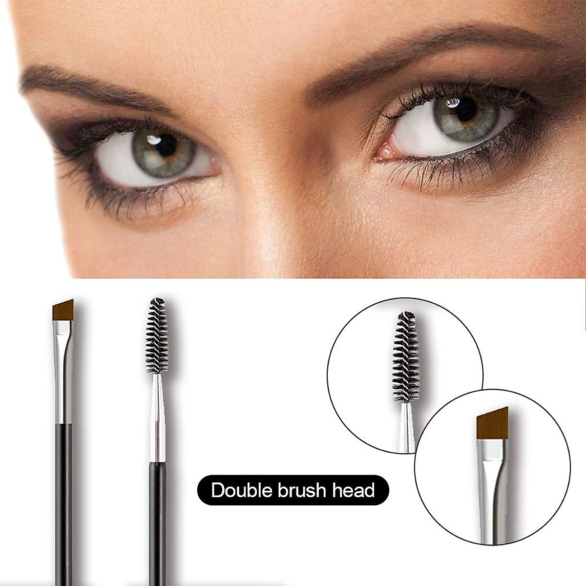 7 in 1 Eyebrow Grooming Kit for Women Eyebrow Scissors Eyebrow Brush Set Brow Brushes Scissors Tweezers Replaceable Eyebrow Razor