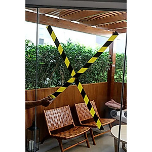 3M 1125-BY Hazard Marking Duct Tape, Black & Yellow, 1.88 inches by 25 Yards, 1 roll