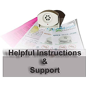 CLEANRTH EZ1200 EZ-Mount Ultrasonic Rodent Control | Dedicated Rat Repeller