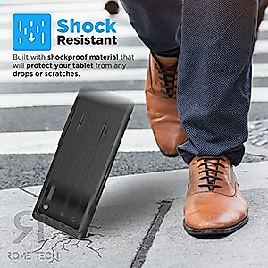 Rome Tech Holster Case with Belt Clip for Google Pixel 6 - Slim Heavy Duty Shell Holster Combo - Rugged Phone Cover with Kickstand Compatible with Google Pixel 6 - Black