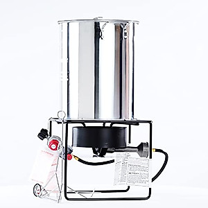 Turkey Fryer King Kooker 12RTFA 29Qt. Propane Outdoor Cooker Package with Battery Operated Timer