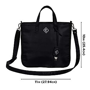 Allen Company Girls with Guns Casual Adventure Cross-Body Purse, Lockable Concealed Carry Tote, Ambidextrous Handbag, Black