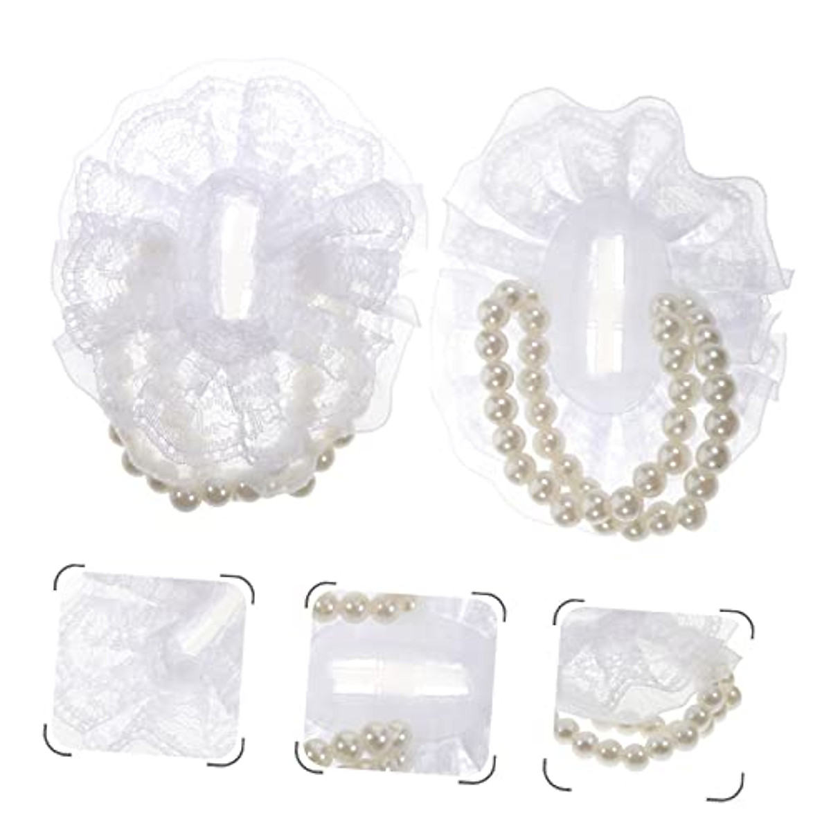 HOOTNEE 10pcs Wrist Flower Chain Mama Bracelet Stretch Suit Wedding Items Women Bracelets Corsage Wristlet Corsage Wristlet Band Corsage Bracelet Flower Bracelet Wedding Bouquet Supplies