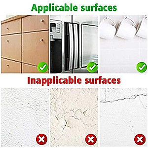 ZCgel Adhesive Wall Hooks - 10 Pack Heavy Duty 15lb（Max, Transparent Removable Utility Hooks Waterproof Sticky Hooks for Hanging Decoration Bedroom Bathroom Kitchen Garage