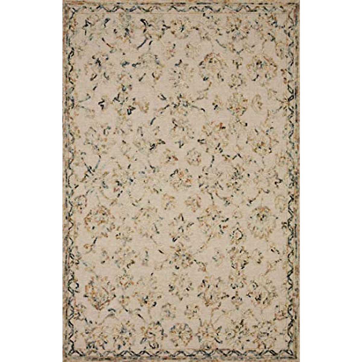 Loloi II Halle Collection HAE-04 Lagoon/Multi, Traditional 2'-6" x 7'-6" Runner