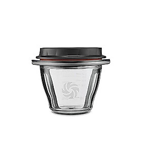 Vitamix Ascent Series Blending Bowls, Two 8 oz. with SELF-DETECT, Clear - 66192 - (Does not include Base Blade)