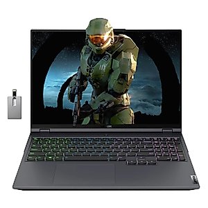 Lenovo 2022 Legion 5 Pro 16" QHD 165Hz Gaming Laptop, AMD Ryzen 7 5800H, 32GB RAM, 2TB PCIe SSD, NVIDIA GeForce RTX 3070, Backlit Keyboard, 720P Webcam, Grey, Win 11 Pro, 32GB SnowBell USB Card