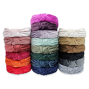 Velvet Green Headbands Women for Christmas, Headbands Girls Headbands Trendy, Womens Headbands are Knotted Headbands for Women's Hair, Cute Headbands for Women, Top Knot Fashion Designer Headband