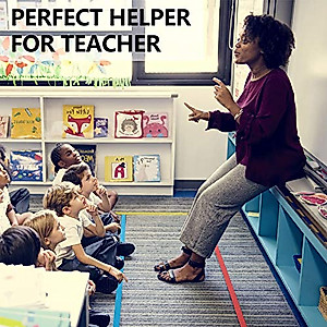 6 Rolls 150 Feet Carpet Marker Strips Nylon Carpet Strips for Teachers and Social Distancing (Vivid Color)