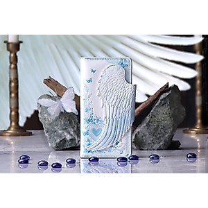 Nemesis Now White Angel Wings Embossed Purse 18.5cm