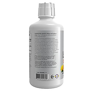 Now Foods Sports, Liquid L-Carnitine, Citrus, 1,000 mg, 32 fl oz (946 ml)