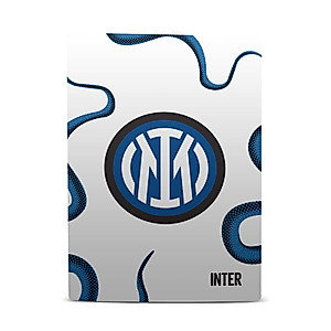 Head Case Designs Officially Licensed Inter Milan Away 2021/22 Crest Kit Vinyl Faceplate Sticker Gaming Skin Decal Cover Compatible With Sony PlayStation 5 PS5 Digital Edition Console
