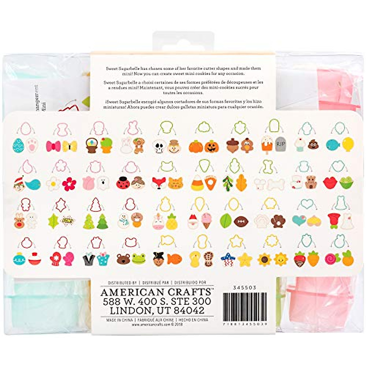 Sweet Sugarbelle Mini Shape Shifters Cookie Cutter Set, Create Sweet Mini Cookies for Parties, Birthdays, Holidays, Baking, Cooking, Kitchen, Crafting, and More