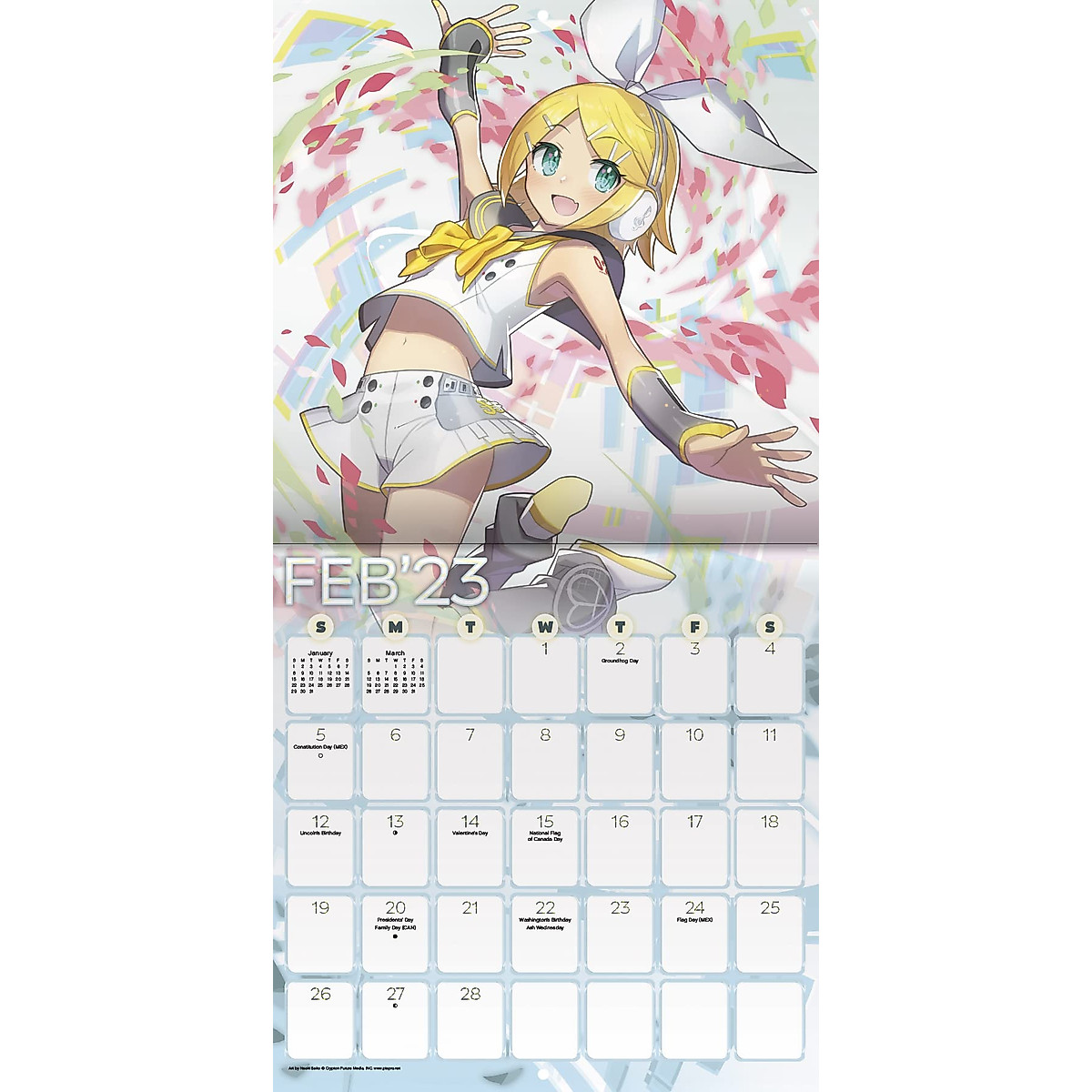 2023 Hatsune Miku Wall Calendar